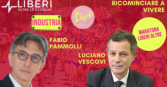 Luciano Vescovi a confronto con Fabio Pammolli per la seconda Maratona Covid di Liberi oltre